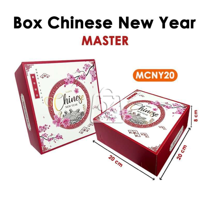Promo Box Chinese New Year MASTER Untuk Kue Roti / Dus Imlek (1 Pcs) Diskon 20% di Seller ...