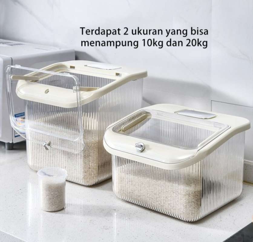 Promo Dispenser Beras / Rice Box Tempat Penyimpanan Model Kekinian ...