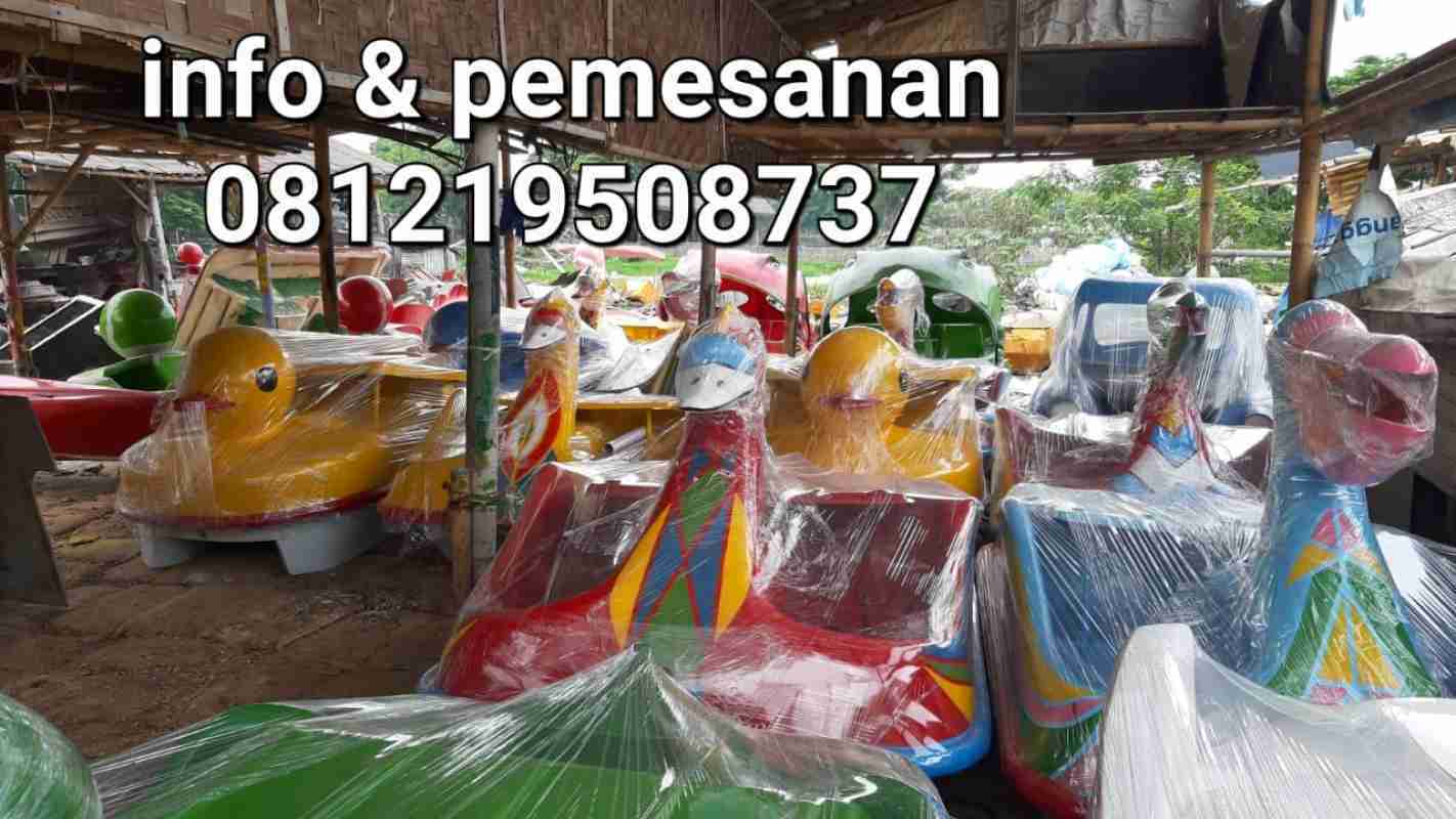 Jual Sepeda air bebekan gowes/sepeda air wahana air fiberglass/perahu ...