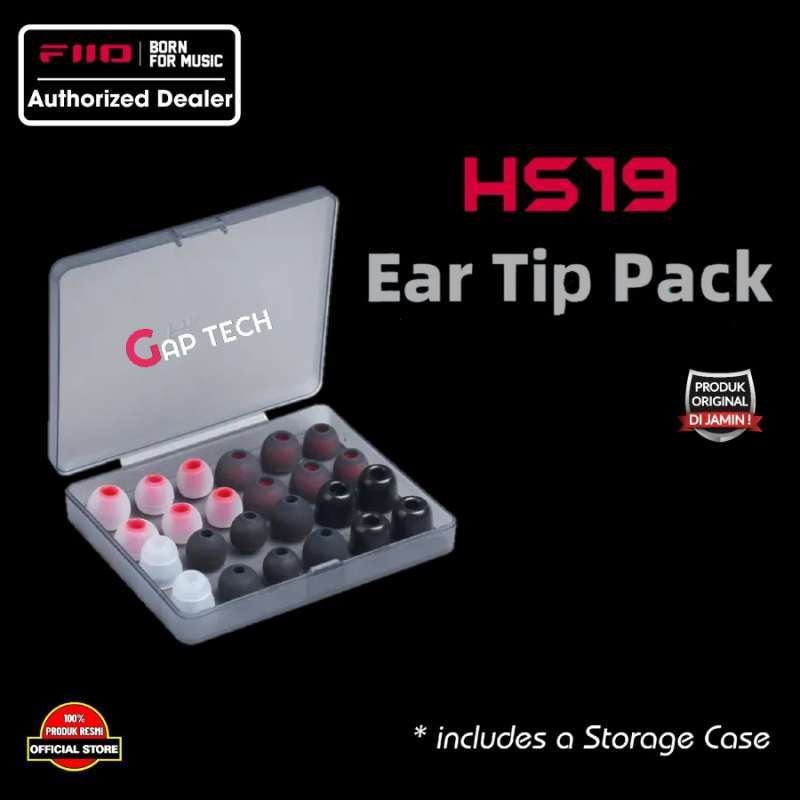 Jual Fiio Hs 19 / Hs19 12 Pairs Silicon. Replacement Eartips Pack ...
