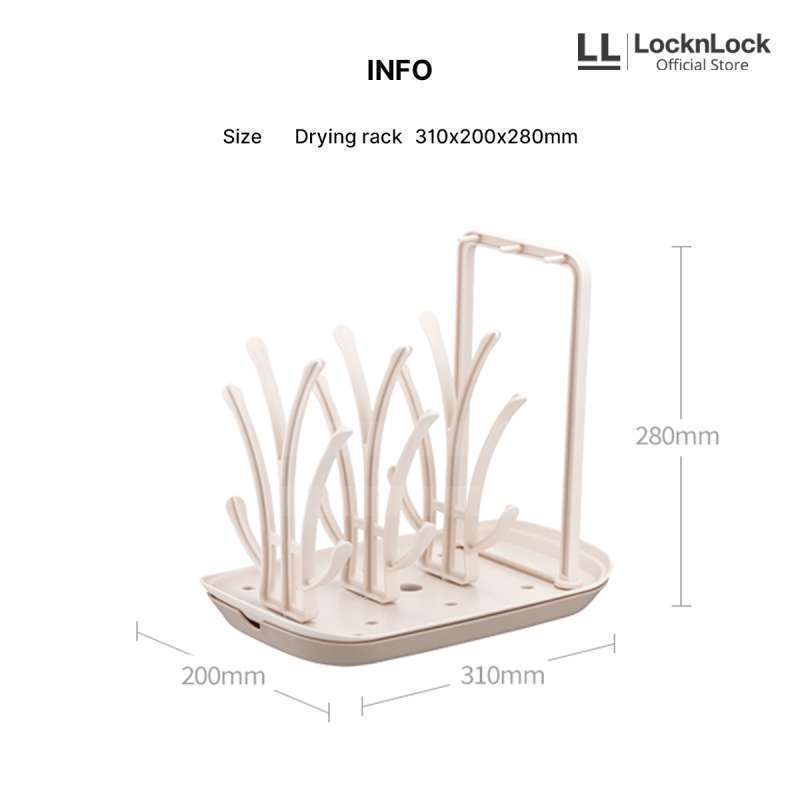 Promo LocknLock Rak Pengering Botol LittleLuv Feeding bottle drying ...