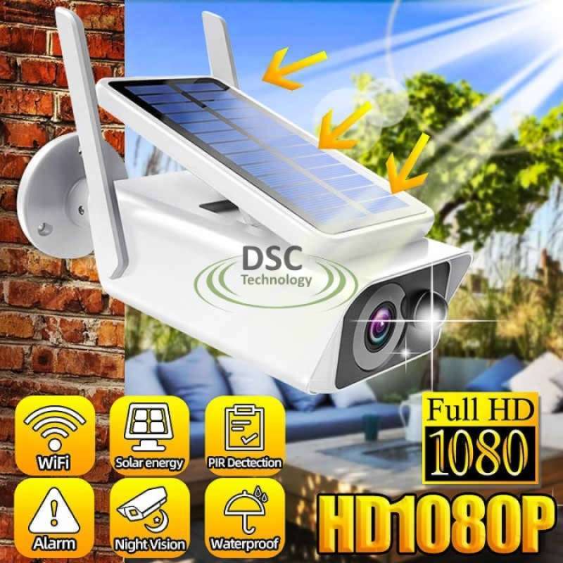 Promo IP CAM SOLAR PANEL CELL CCTV TENAGA SURYA OUTDOOR WATERPROOF FHD ...