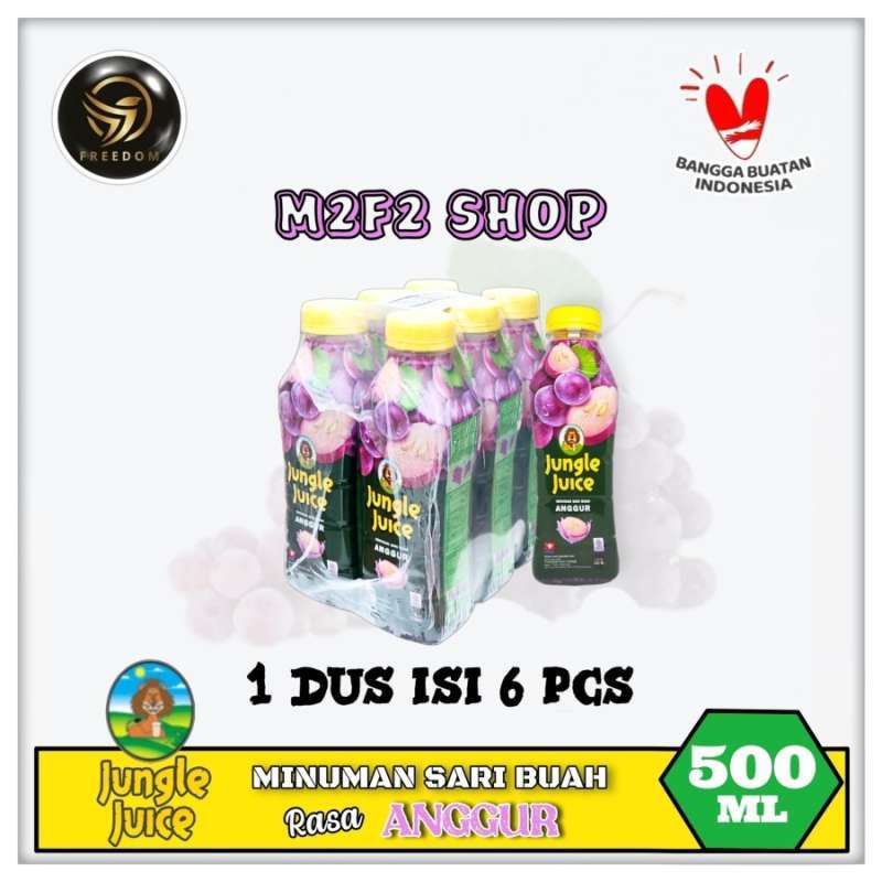 Promo Diamond Jungle Juice Grape | Jus Anggur Botol Pet - 500 ml (Kemasan 1 Pack) Diskon 16% di ...