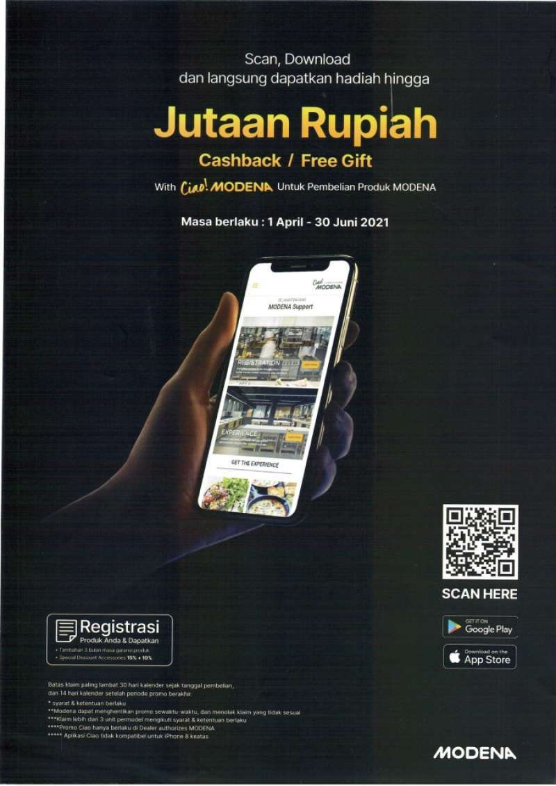 Promo Modena Built In Induction Hob Bi 1325 Kompor Induksi Magne Bi1325 ...