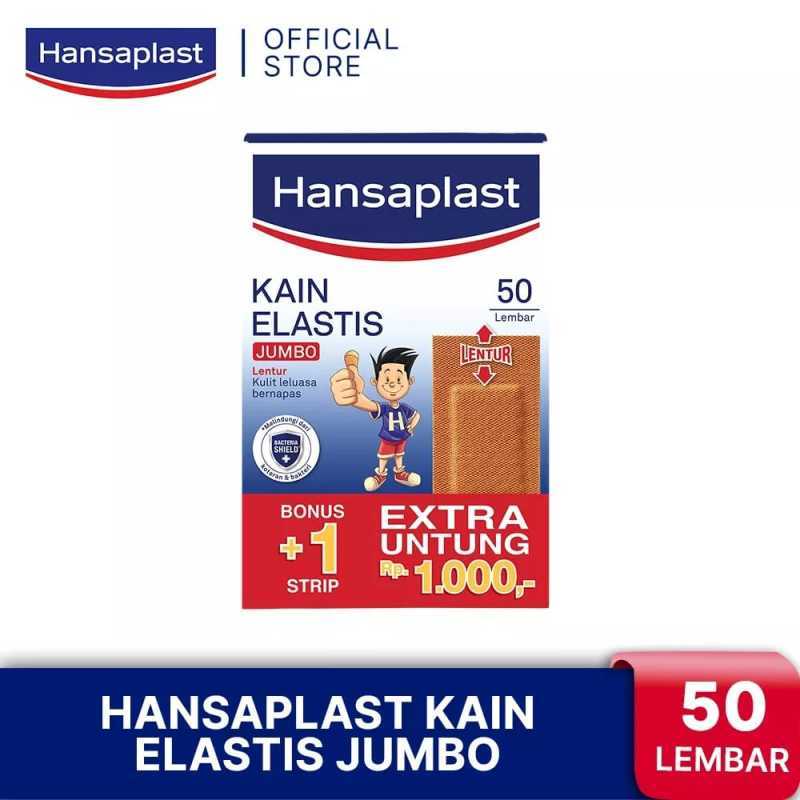 Promo Hansaplast Plester Kain Jumbo - Isi 50 Strip Diskon 40% Di Seller ...