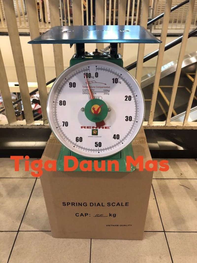 Jual Timbangan Duduk Renhe Jarum Vietnam Japan Quality Kapasitas 100kg di Seller TDM Grosir ...