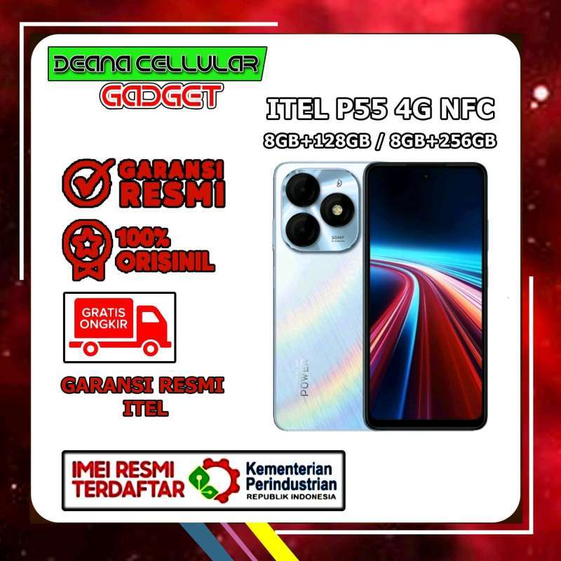 Jual ITEL P55 4G NFC (8GB+128GB / 8GB+256GB) - Garansi Resmi di Seller DEANA CELLULAR - Tanah ...
