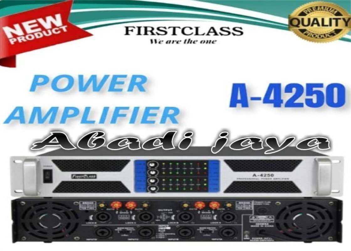Promo Power Amplifier FirstClass A 4250 A4250 4CH First Class original Diskon 23% di Seller ...