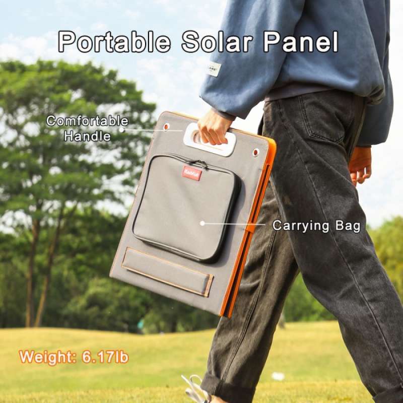 Promo Flashfish TSP100W Foldable Solar Panel Panel Panel Surya Lipat ...