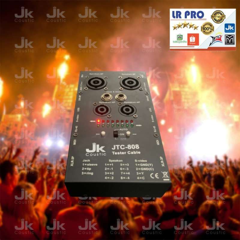 Promo Cable Tester Jk coustic Multi Tester JTC 808 Diskon 23% di Seller ...