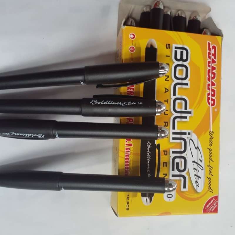 Jual pulpen boldliner signature pen elite 1,0/ balpoint boldliner 1,0 ...