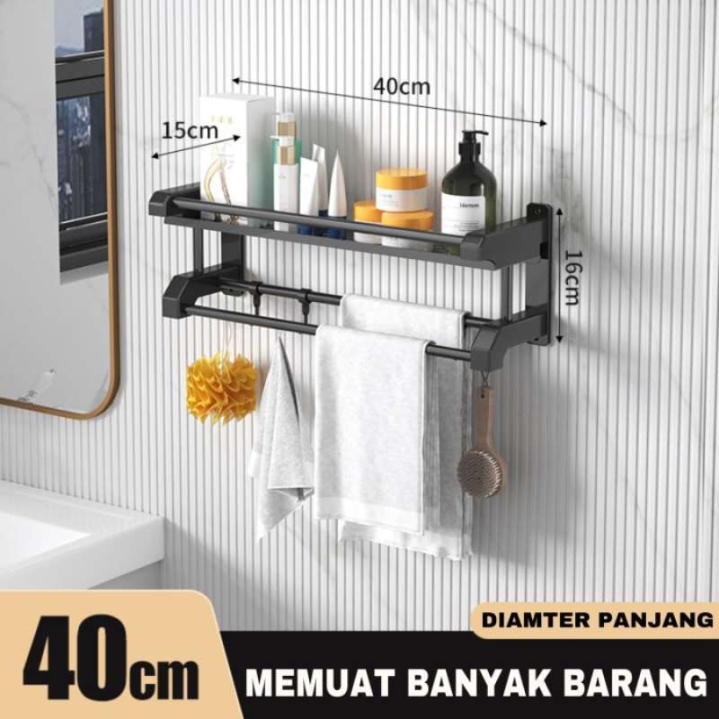 Jual Mainland Rak Kamar Mandi Stainless Steel Tempat Alat Mandi Hrd111 ...