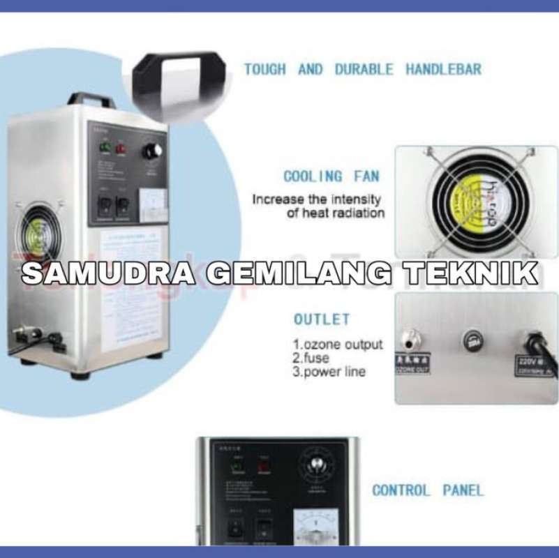 Promo Mesin Ozone 40g Alat Steril Ruangan Ozonizer Industri New Diskon ...