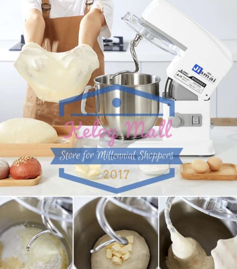 Jual Mixer Roti 7 Liter Komersial 1 Kg Tepung Table Mixer Warna-warni ...