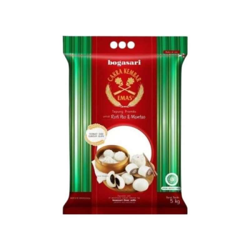 Jual Tepung Cakra Kembar Emas Pao & Mantao 5 Kg Di Seller Dahlia Bakers ...