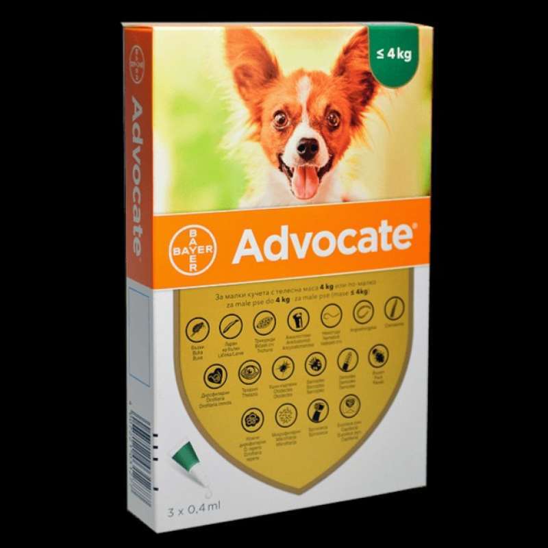 Promo Advocate Dog (S) dibawah 4 kg Obat Kutu Cacing Anjing Diskon 23% ...