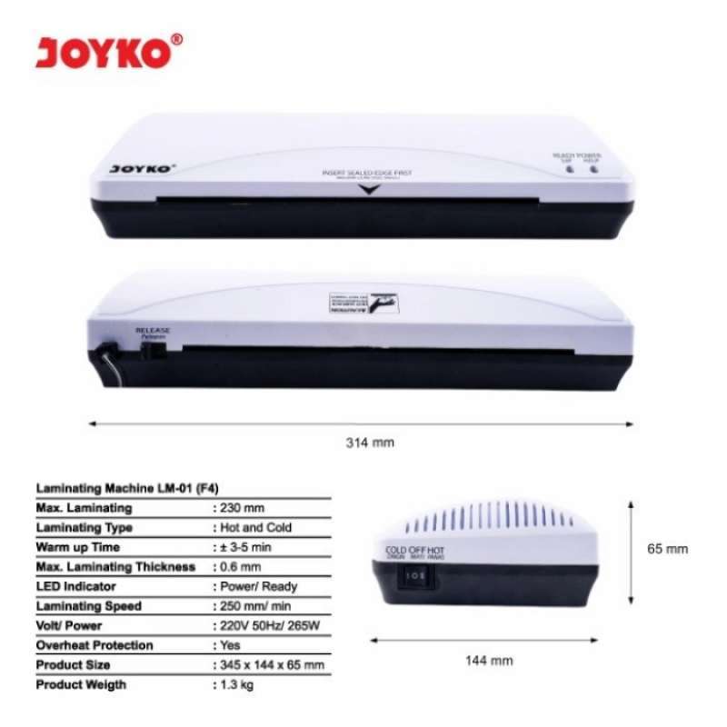 Promo Mesin Laminating A4-F4 /Laminating Machinejoyco Lm 01 New Diskon ...