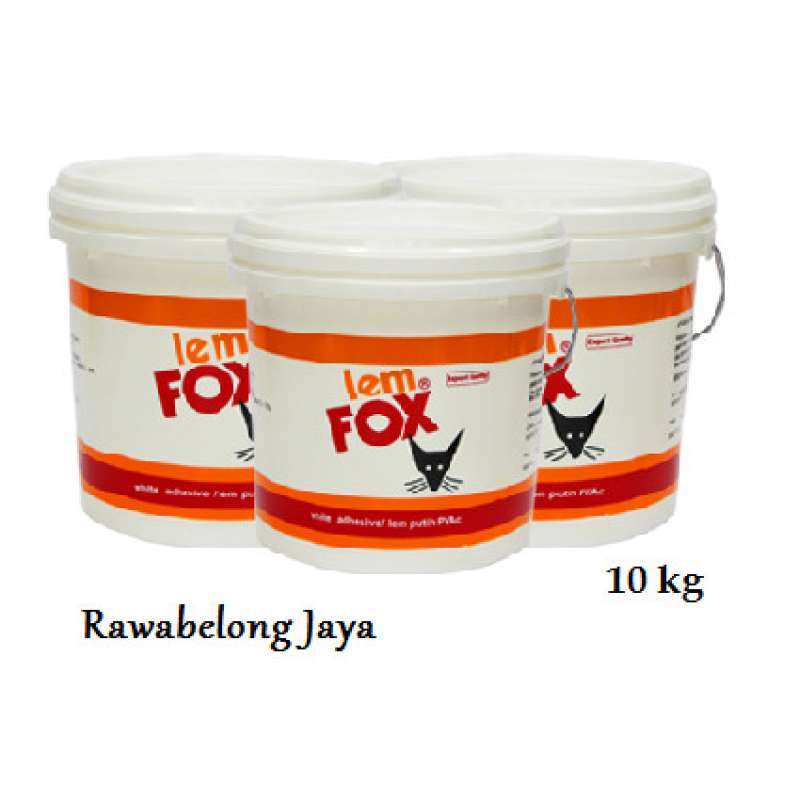 Promo LEM FOX PUTIH 10 KG- LEM FOX INWOOD EMBER 10 KG Diskon 23% di ...
