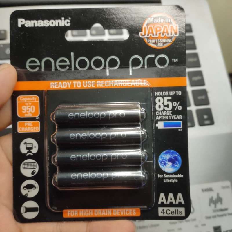 Promo Baterai Panasonic Eneloop Pro A3 /Battery rechargeable AAA 950mAH ...