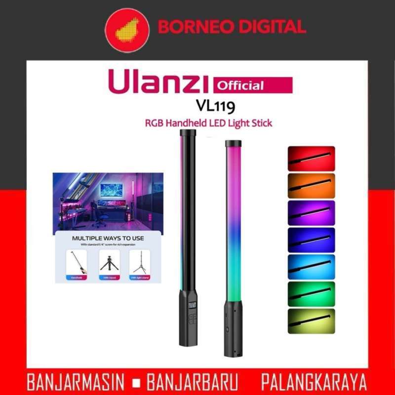 Jual Ulanzi Vl119 Rgb Handheld Led Tube Light Stick Di Seller Borneo ...