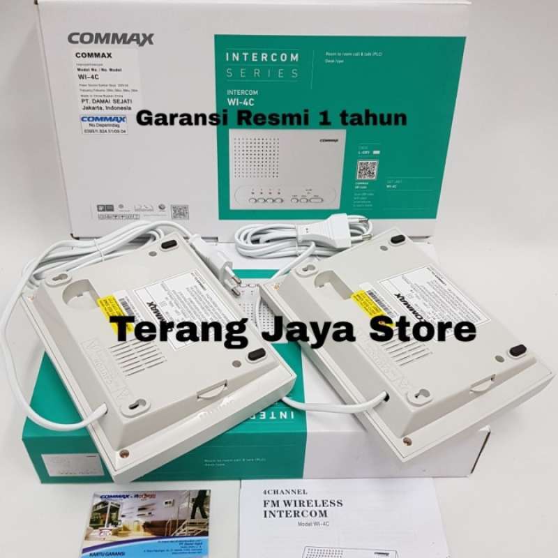 Jual Intercom Commax WI-4C Wireless (2 Unit) (100% Asli & Garansi Resmi ...