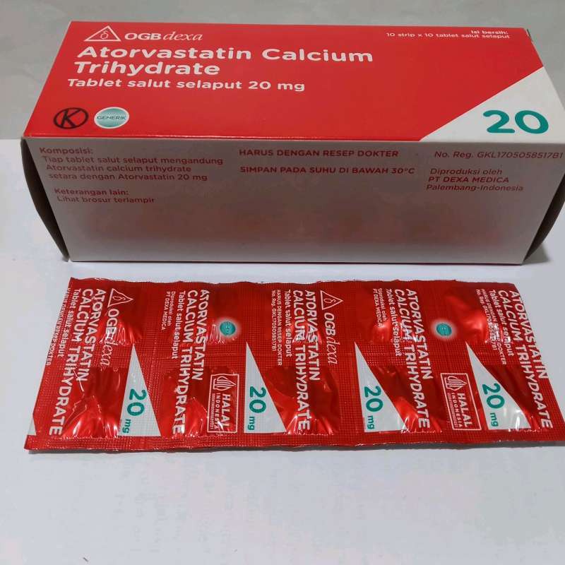 Jual Atorvastatin 20 Mg Ogb Dexa Isi 10 Strip/box Di Seller Apt Sehati ...