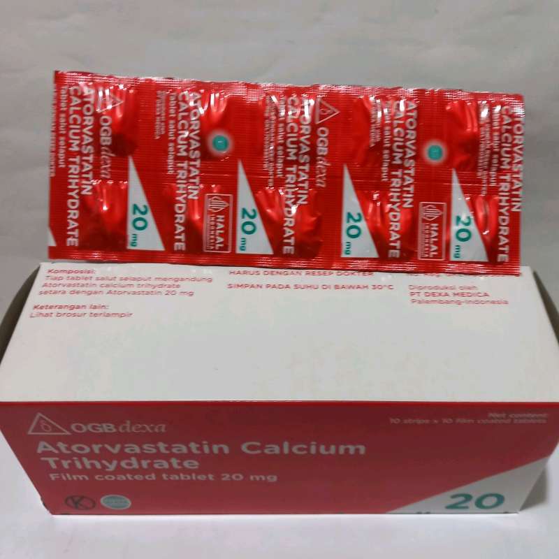 Jual Atorvastatin 20 Mg Ogb Dexa Isi 10 Strip/box Di Seller Apt Sehati ...