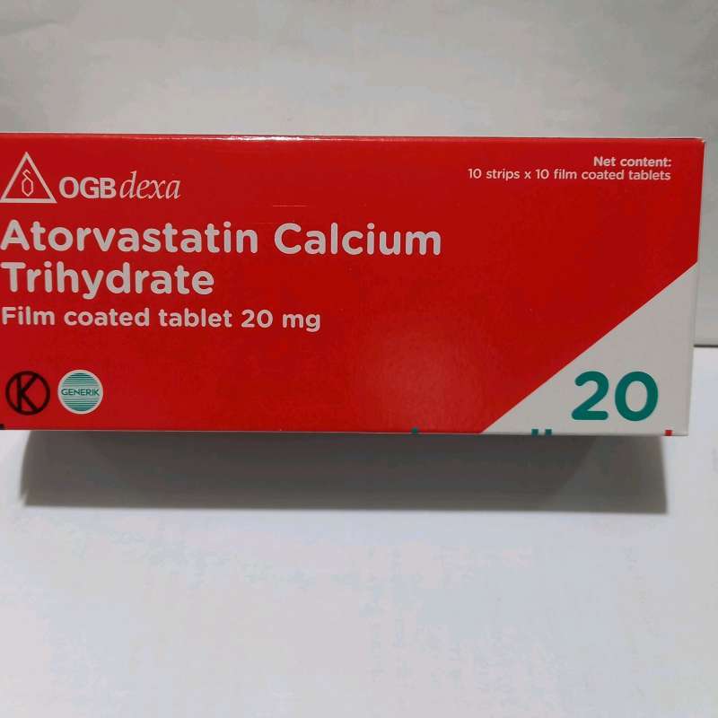 Jual Atorvastatin 20 Mg Ogb Dexa Isi 10 Strip/box Di Seller Apt Sehati ...