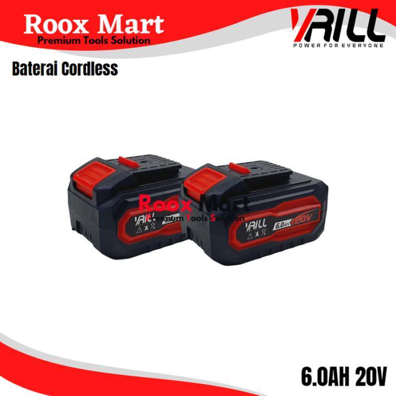 Promo Baterai Cordless VRILL 20V 6.0AH Diskon 23% di Seller Rhmd ...