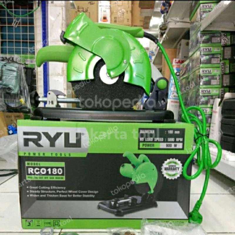 Promo RYU RCO180 Mesin cutting off RCO 180 potong besi 7 mesin potong ...