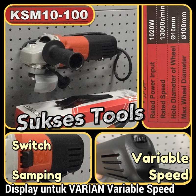 Promo Mesin Gerinda DCK 4 Variable Speed / Dead Man Switch Angle ...