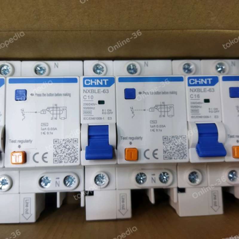 Promo Rcbo chint elcb+mcb NXBLE-63 1P+N 6ka 6A-32A Diskon 23% di Seller Rhmd - Cengkareng Barat ...