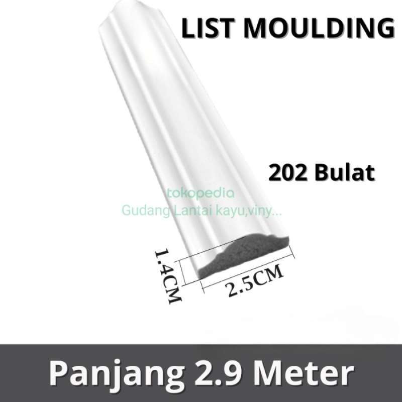 Promo Sale List Wall Moulding Pvc - 202 BULAT Diskon 35% di Seller ...