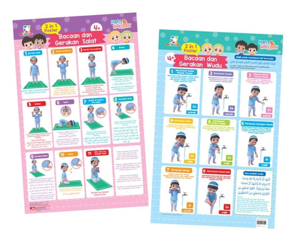 Jual Opredo 2 In 1 Poster Hafiz Hafizah - Bacaan Dan Gerakan Sala di ...