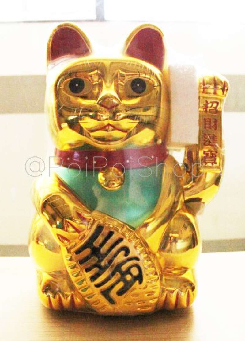 Promo Terbaik Patung Kucing Hoki Yuan Bao Super Besar 32Cm Super Jumbo ...