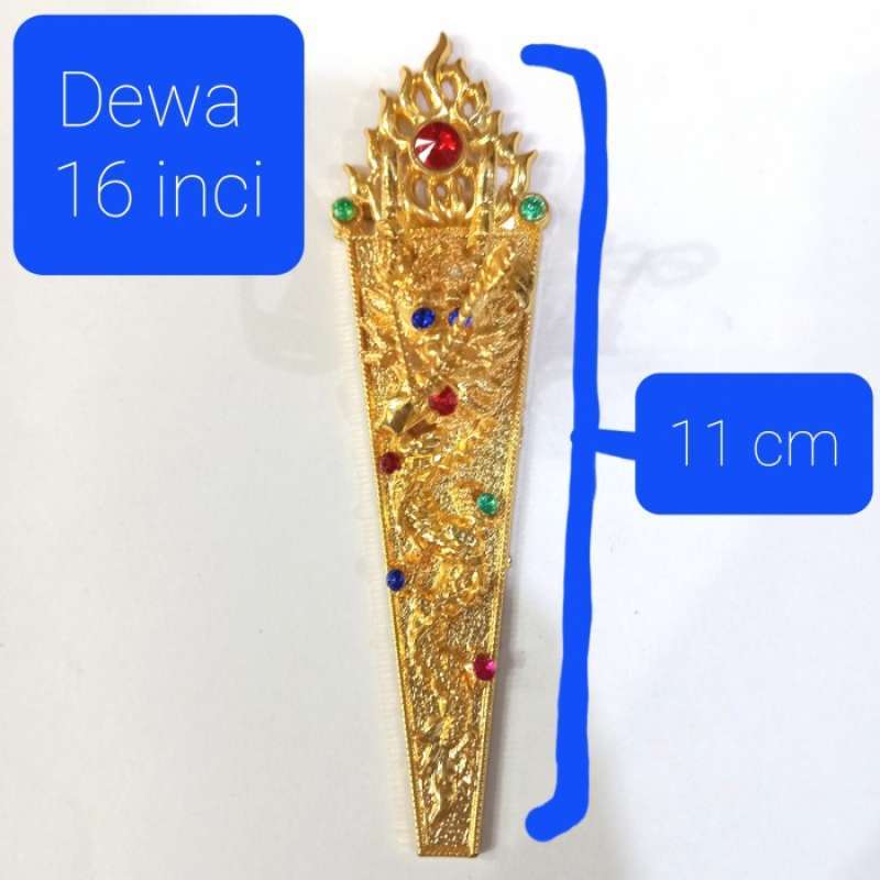 Promo New Senjata Dewa Cau Pan/ Papan Dewa Maco / Ti Kong Emas 12 In ...