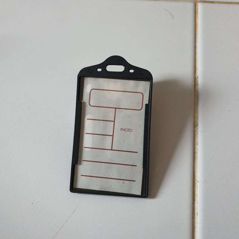 Jual Plastik ID Card Holder/ Tempat ID Card/ Casing ID Card - Hitam di ...