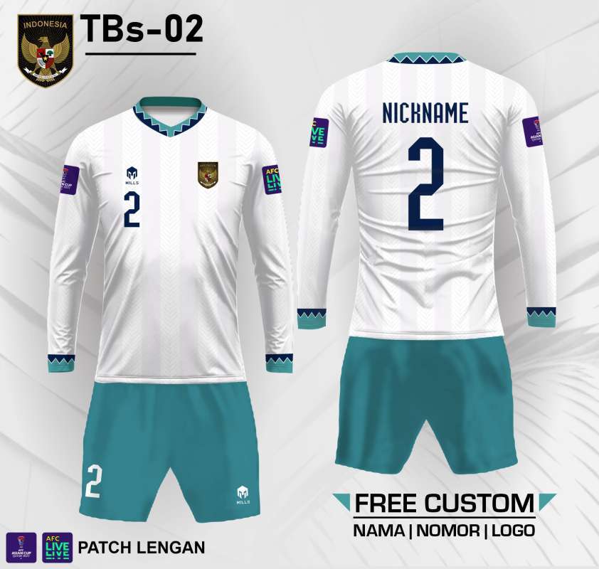 Promo Set bola baju timnas indonesia jersey piala asia qatar 2023 2024 ...