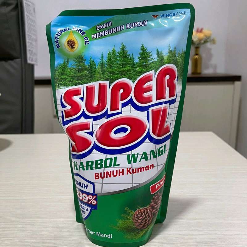 Jual Super sol 750ml karbol wangi bunuh kuman 750ml PINE di Seller ...