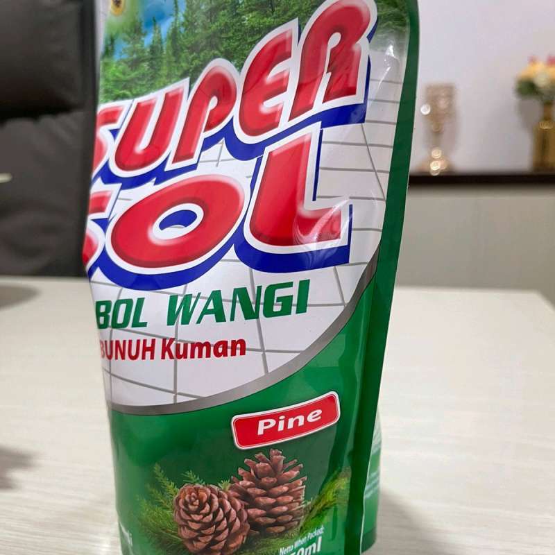 Jual Super sol 750ml karbol wangi bunuh kuman 750ml PINE di Seller ...