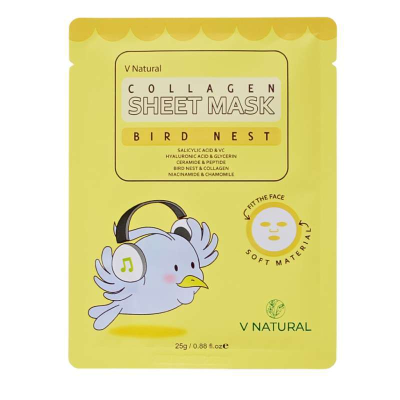Jual V NATURAL SHEET MASK - COLLAGEN di Seller Noona Cosmetic Centre ...