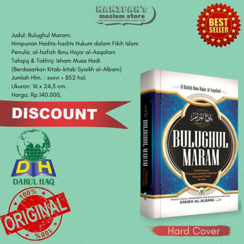 Promo Buku Bulughul Maram Terjemah Darul Haq Kitab Bulughul Marom ...