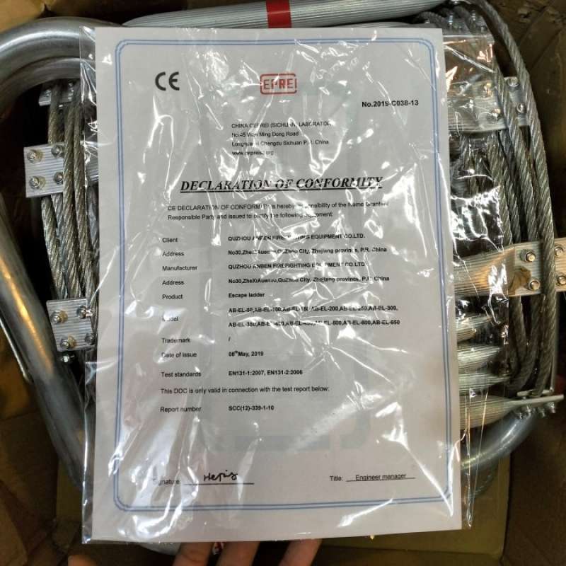 Promo Baru Tangga Darurat Kebakaran Aluminium Gantung Jendela Fire ...