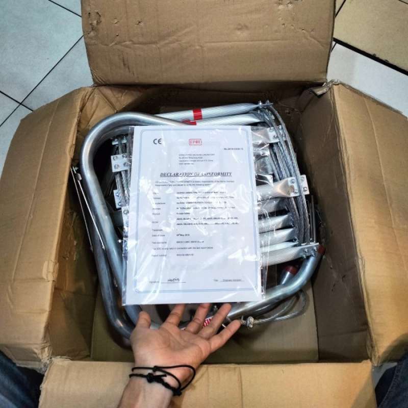 Promo Baru Tangga Darurat Kebakaran Aluminium Gantung Jendela Fire ...
