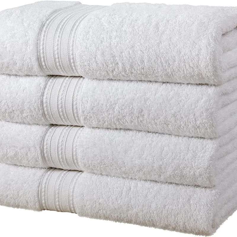 Promo Termurah Handuk Putih Hotel Premium 5 Stars Full Cotton Combed ...
