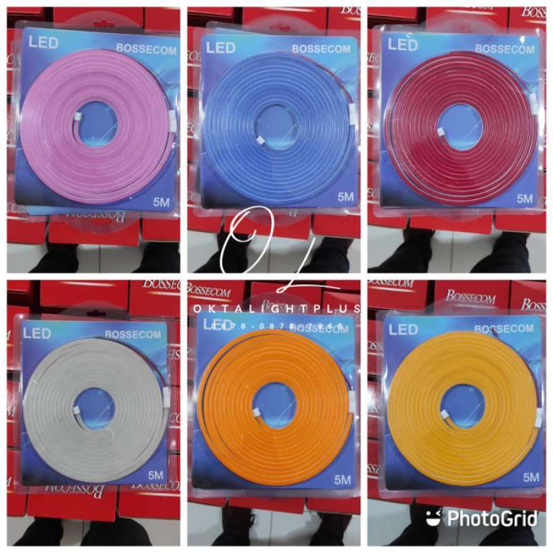 Promo PROMO - LED NEON FLEXIBLE NEON FLEX 12 VOLT STRIP LIGHT LAMPU ...
