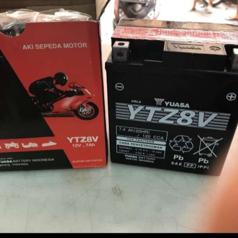 Promo AKI YUASA R25 XMAX KLX150 CBR250 MT25 (YTZ8V) BERGARANSI GARANSI Diskon 1% di Seller SNJ ...