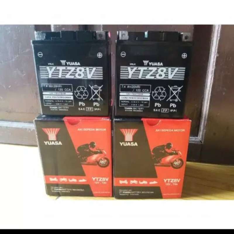 Promo AKI YUASA R25 XMAX KLX150 CBR250 MT25 (YTZ8V) BERGARANSI GARANSI Diskon 1% di Seller SNJ ...