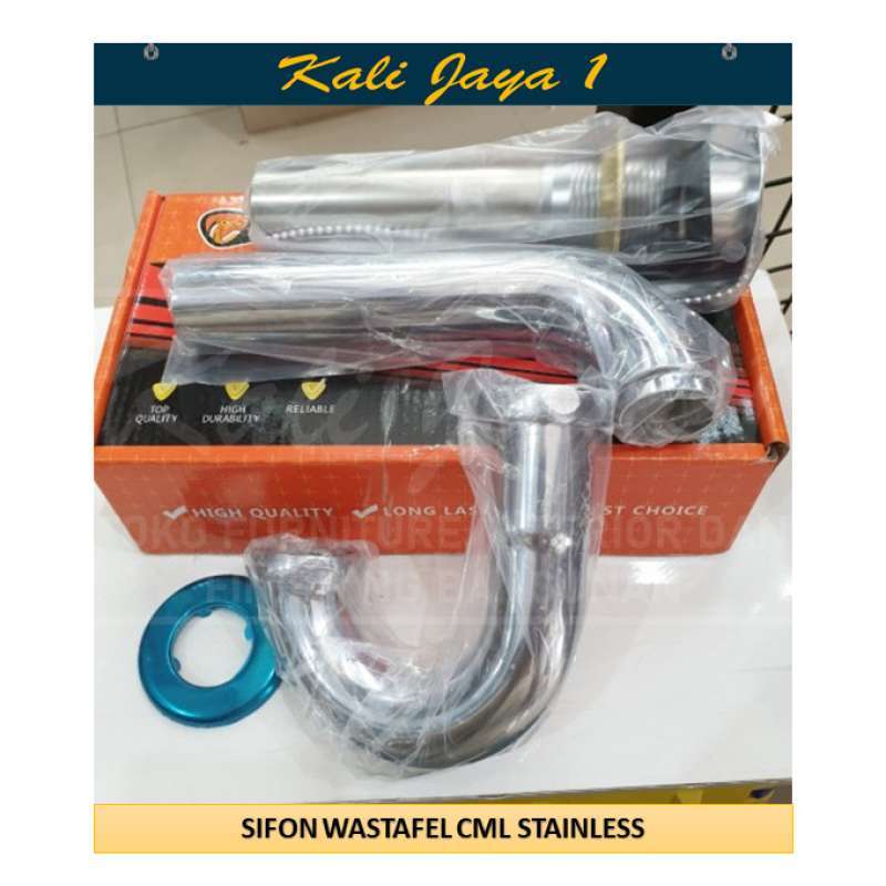 Promo Terbaru Sivon Sifon Siphon Wastafel Stainless Cml / Sifon Afur ...