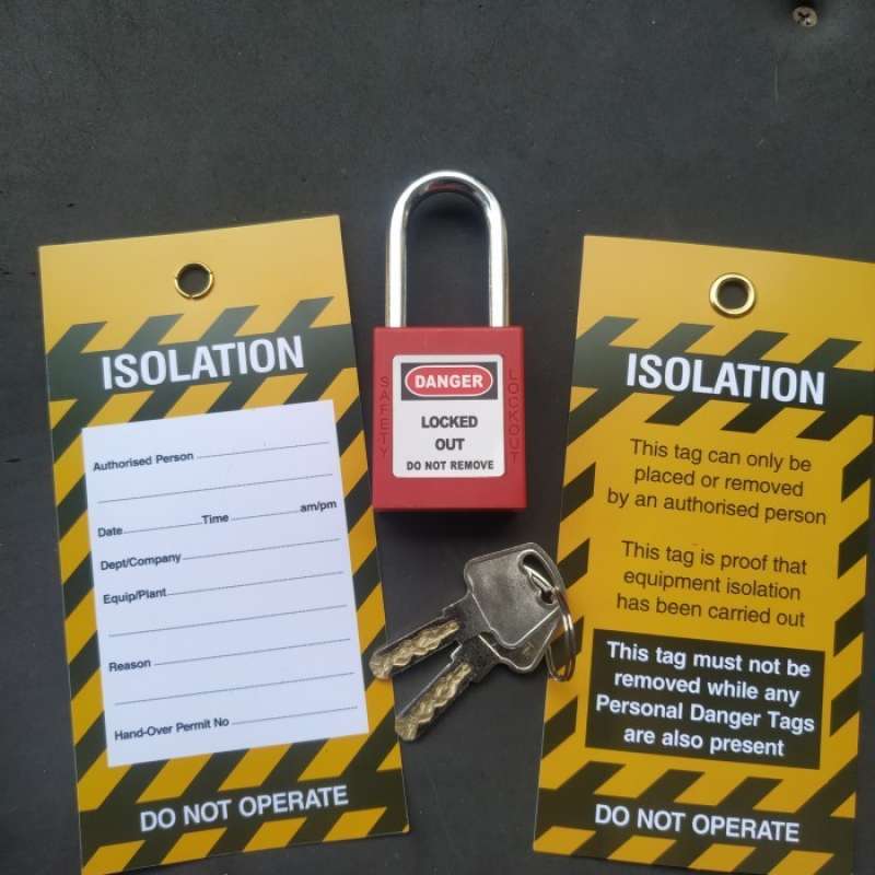 Promo LOTO 1 SET OF SAFETY ISOLATION PADLOCK -TOKOSEPULUH10 Diskon 50% ...